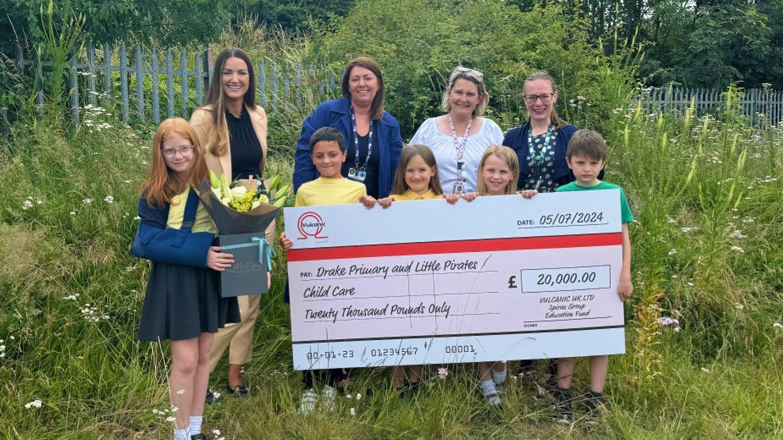 Vulcanic supports pond project at Drake Primary School - Vulcanic